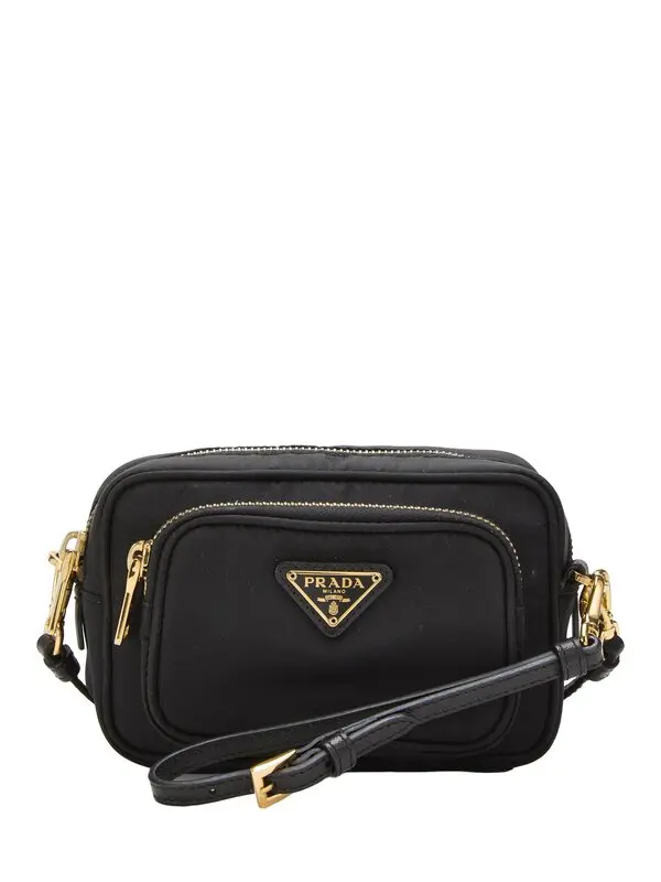 Prada Convertible Convertible Wristlet - Black