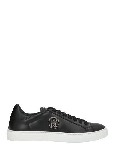 Roberto Cavalli Sneakers Size Leather - Black