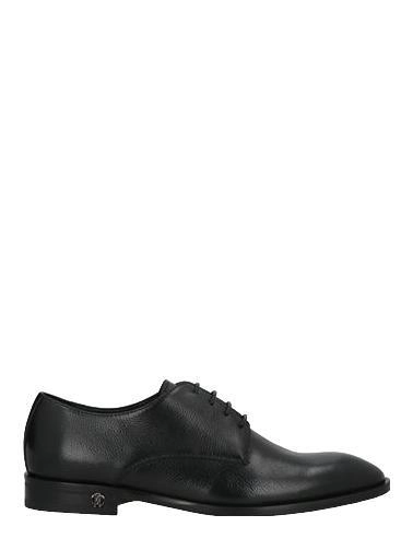 Roberto Cavalli Lace-up Shoes Size Leather - Black