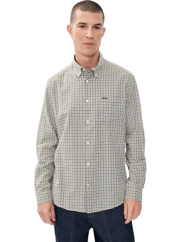 Barbour Padshaw Gingham Shirt - Olive