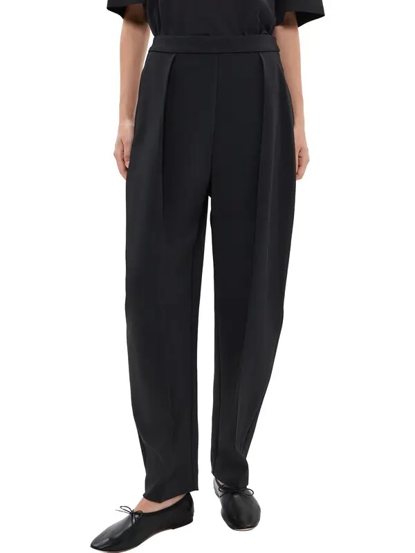 RÓHE Puck Sculptural Tailored Trousers - Black