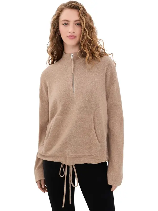 LESET Jesse Anorak Sweater - Dune