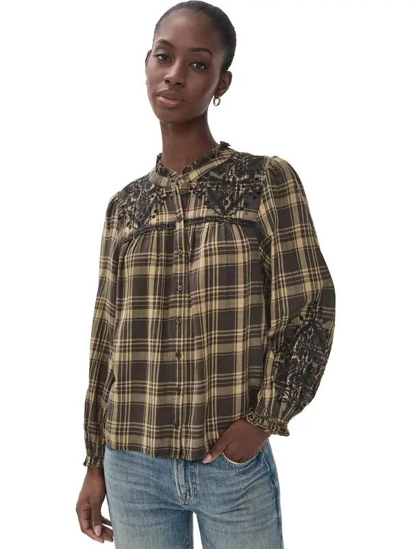 Ba&sh Kaela Blouse - Kaki