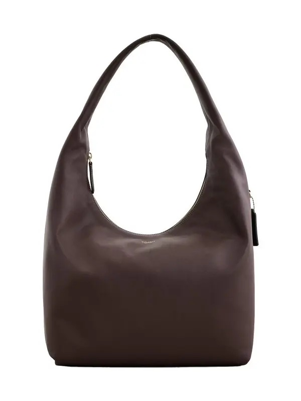 COACH Grain Leather Pillow Brooklyn Shoulder Bag - Maple