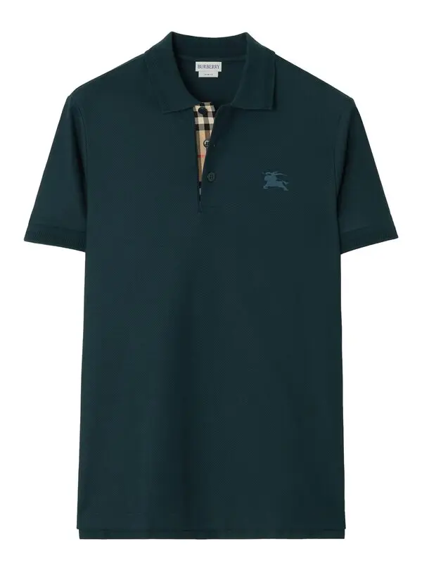 Burberry Cotton Polo Shirt - Blue