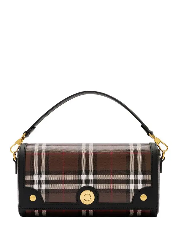 Burberry Check Note Cross-body Bag - Brown