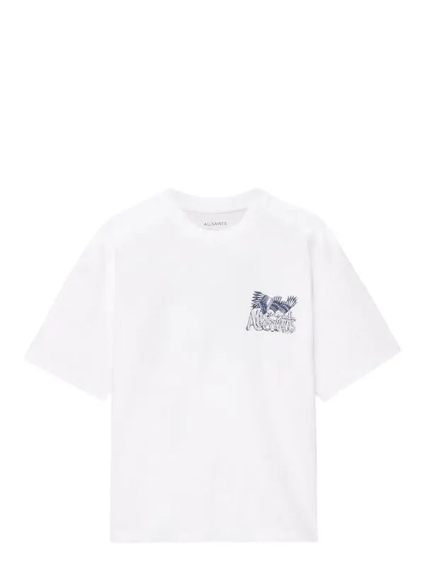ALLSAINTS Organic Cotton Battles T-shirt - White