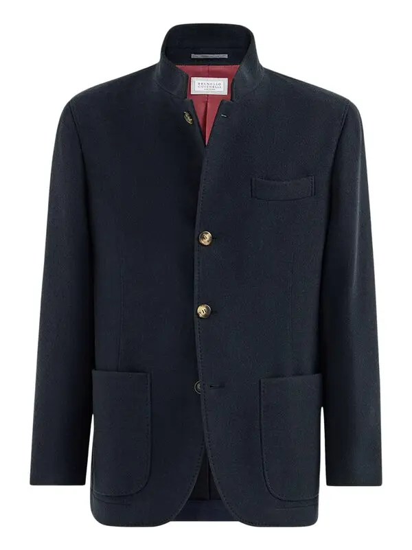Brunello Cucinelli Cashmere Blazer - Blue