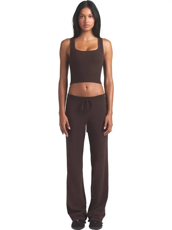 SKIMS Tank Top | Deep Neutral | | Cotton Rib - Espresso