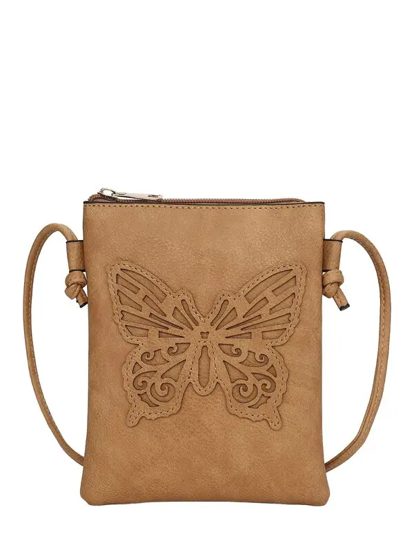 MKF COLLECTION BY MIA K. Neutrals Skyli Crossbody Bag - Beige