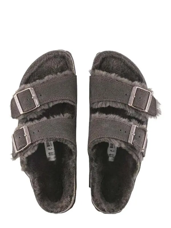 BIRKENSTOCK Arizona Double Strap Slip-on Sandals - Black