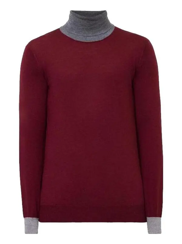 Brunello Cucinelli High-necked Pullover - Brown