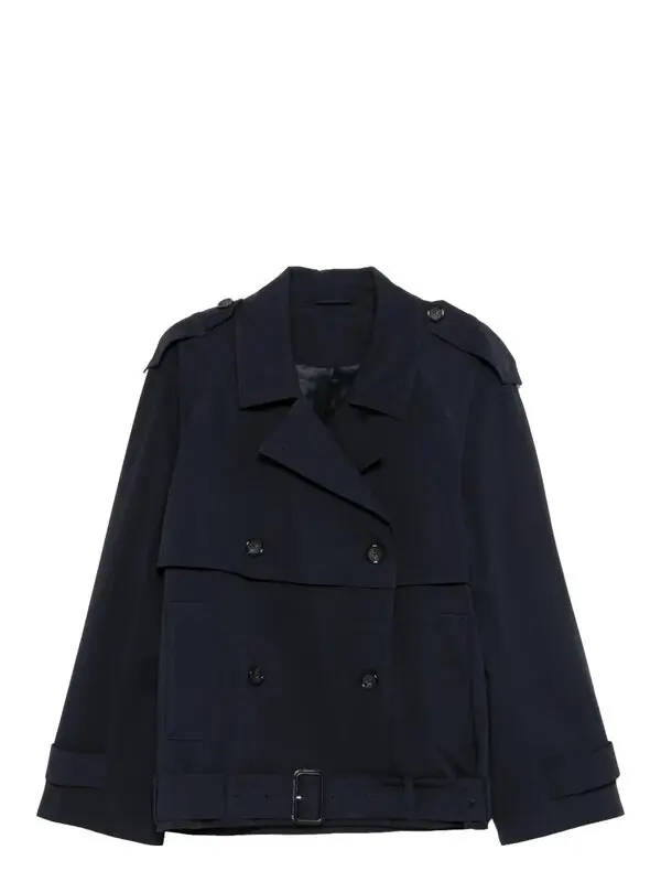 TOTEME Double-breasted Peacoat - Midnight Blue