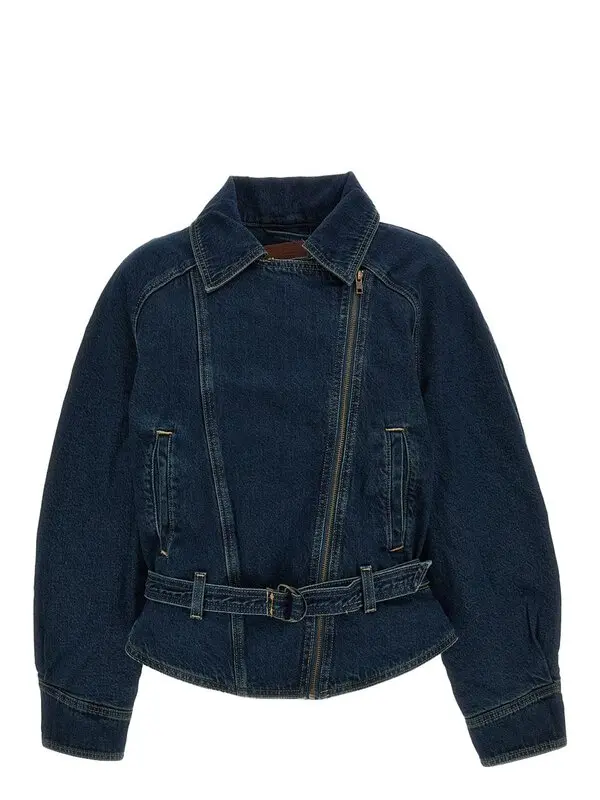 LEVI STRAUSS &AMP; CO. Giacca Bomber In Denim '80s Worn - Blu