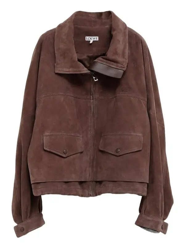 Loewe Suede Leather Jacket - Multicolor
