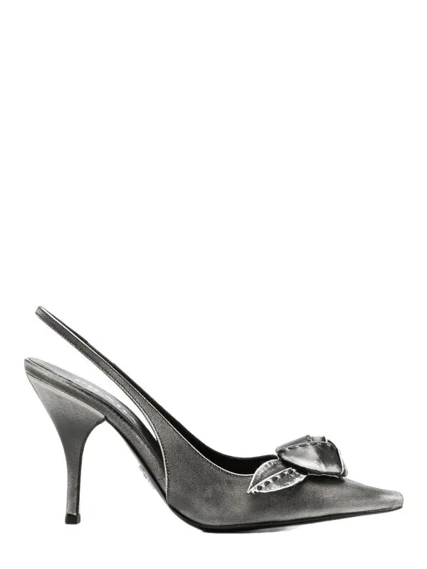 Prada Leather Slingback Pumps - Multicolor