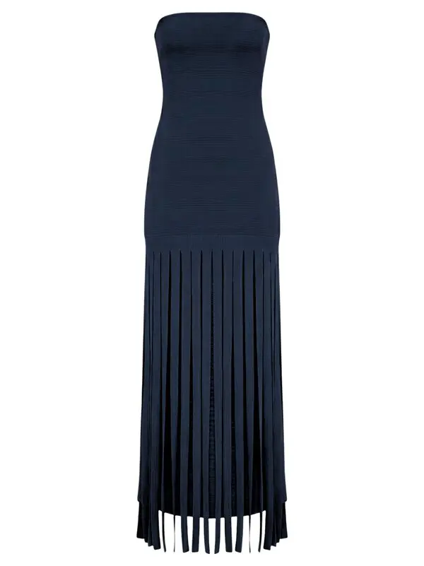 FLAUNT ARCHIVE Ayla Dress Navy - Blue