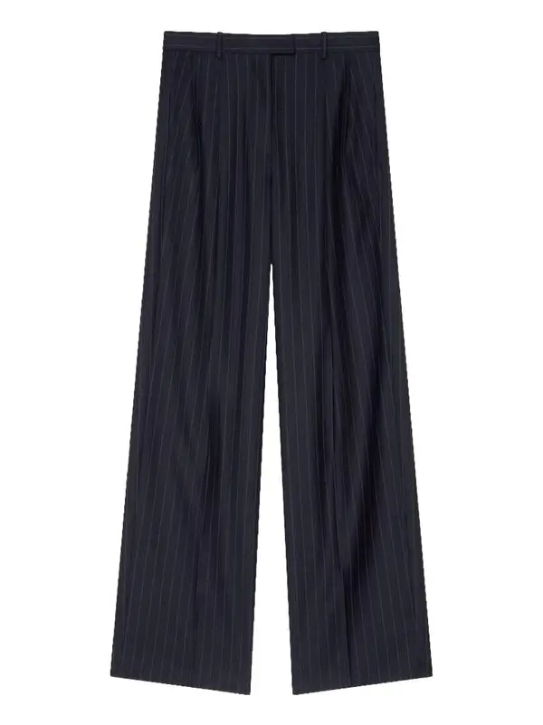 Givenchy Wool Double-pleat Trousers - Multicolor