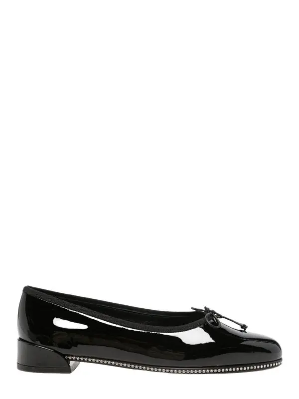 CHRISTIAN LOUBOUTIN Sweetie Strass Patent Leather Ballet Flats - Multicolor