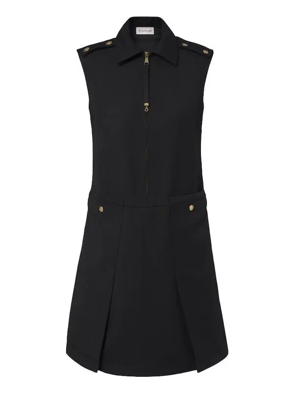 Moncler Wool Minidress - Black