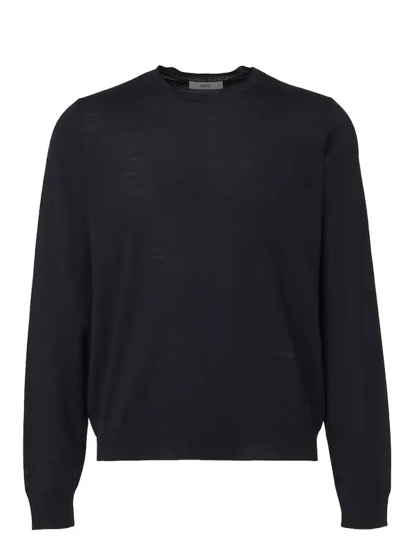 Fendi Wool Sweater - Blue