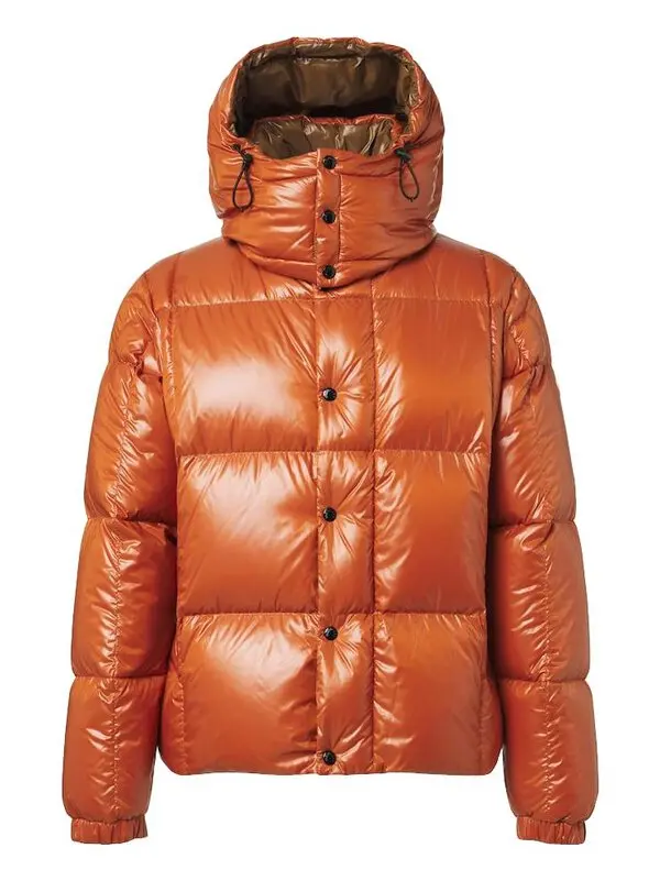 Moncler Parana Hooded Down Jacket - Orange