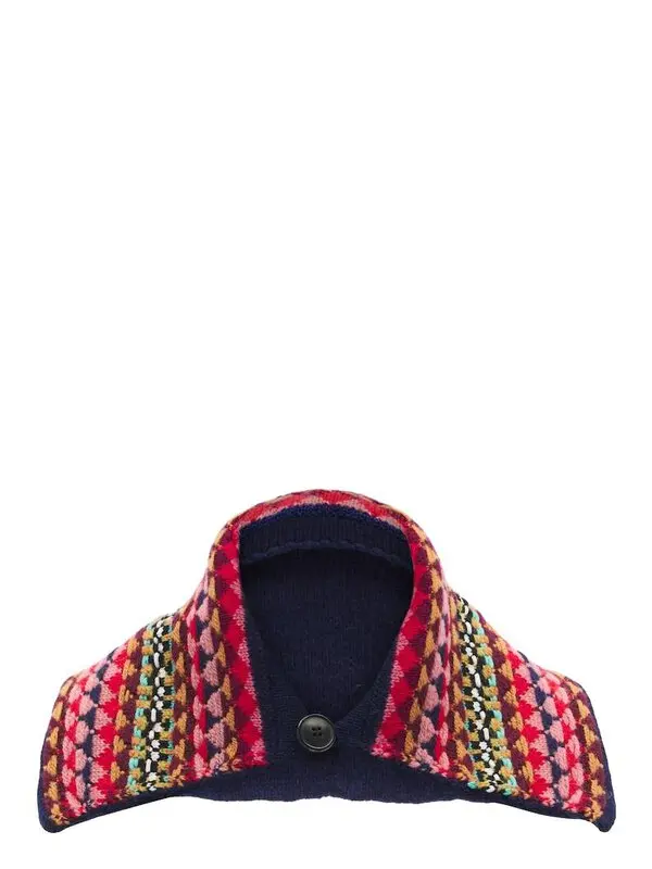 Dries Van Noten Wool Collar - Multicoloured