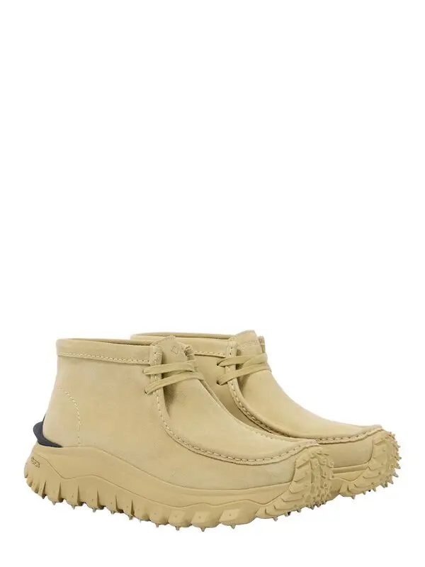 Moncler X Clarks Trailgrip Wallabee Gtx Suede Sneakers - Beige