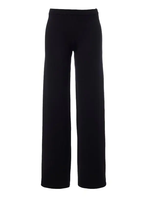 Fendi Cashmere-blend Sweatpants - Black