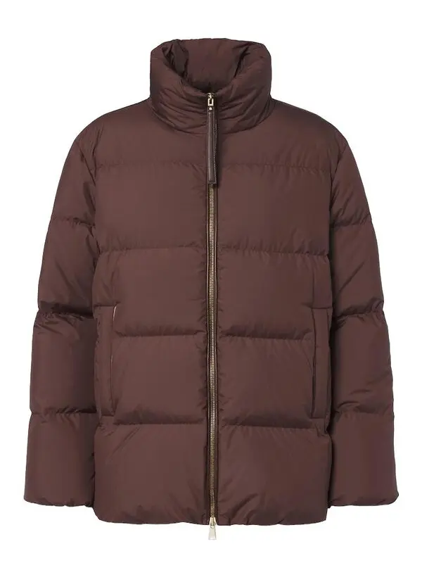 Moncler Vivantesse Down Jacket - Brown