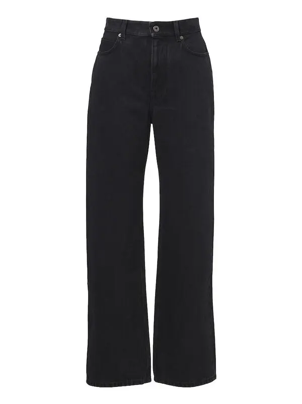 Loewe Anagram Straight Jeans - Black