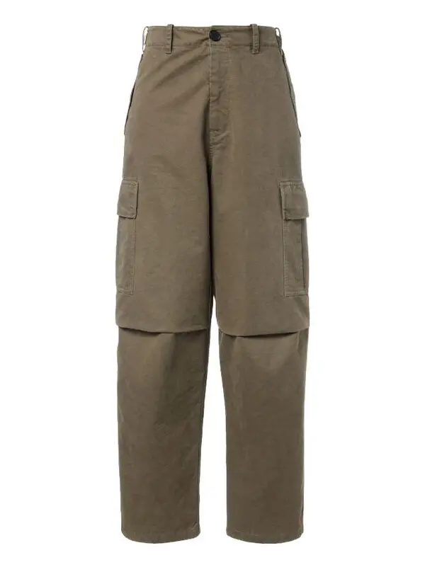 Fendi Denim Cargo Pants - Green