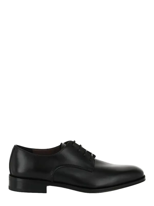 FERRAGAMO Daniel Derby Sneakers Extra Wide Width - Black