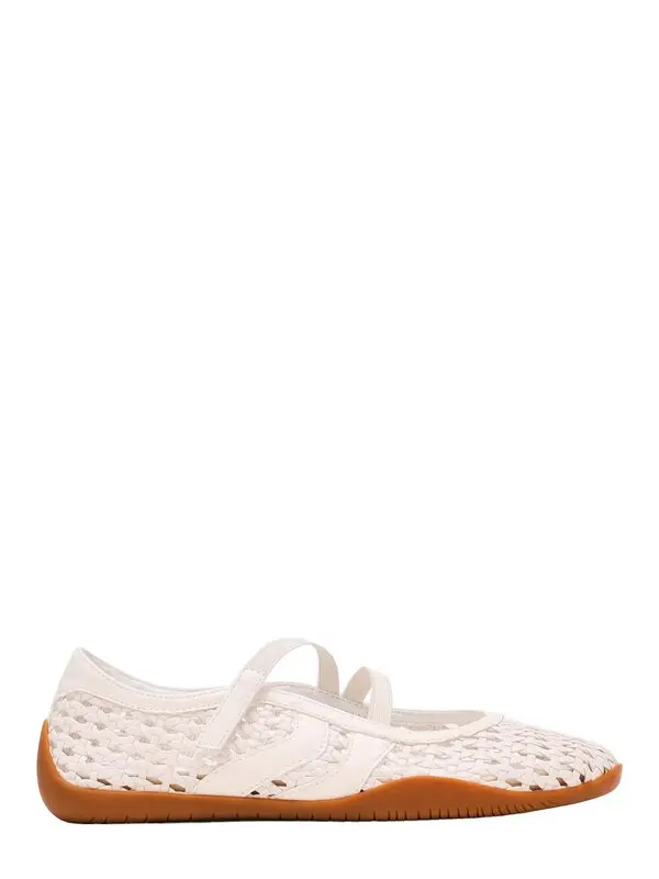 Steve Madden Pulse Woven Ballet Sneakers - Bone
