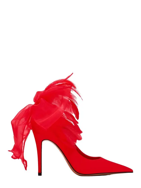Steve Madden Virtues Pointed Toe Heels - Red