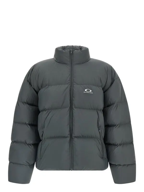 Balenciaga Standard' Down Jacket - Gray