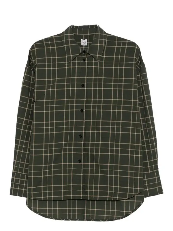 TOTEME Cotton Boxy Shirt - Multicolor