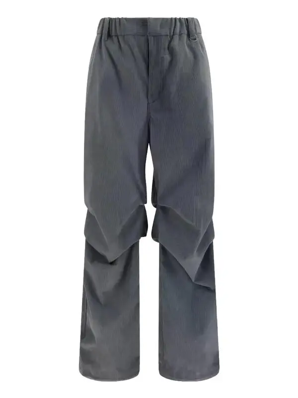 Herno Corduroy-effect Trousers - Grey