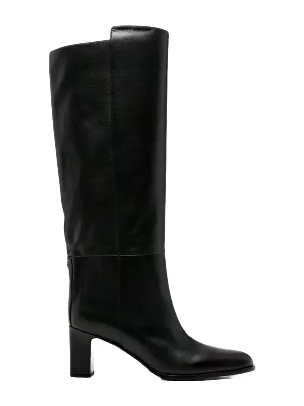 JIMMY CHOO Caly Leather Knee-high Boots - Black