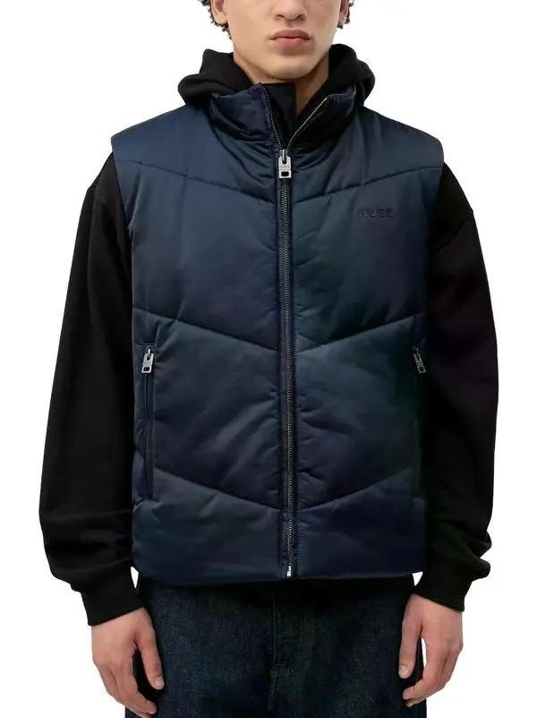 Hugo Quilted Gilet - Blue