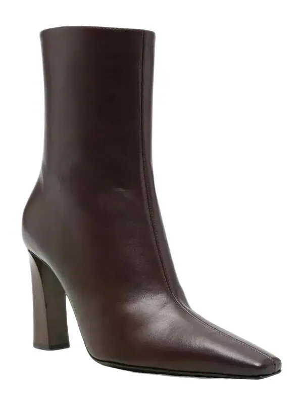 GIUSEPPE ZANOTTI Pointed-toe Leather Boots - Brown