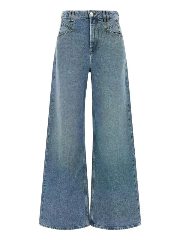 MARANT ETOILE Lemony Wide-leg Jeans - Blue
