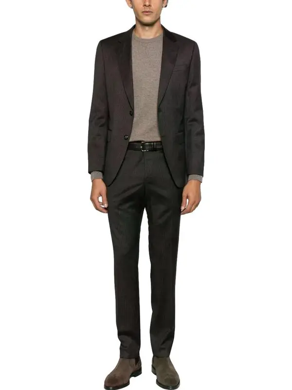 Corneliani Crew-neck Long-sleeve Sweater - Neutrals