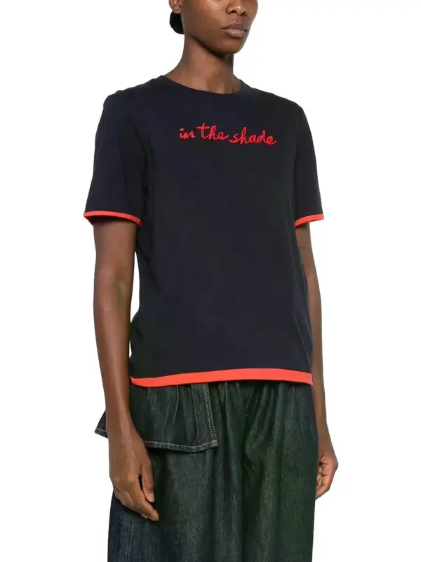 JW Anderson Embroidered T-shirt - Blue