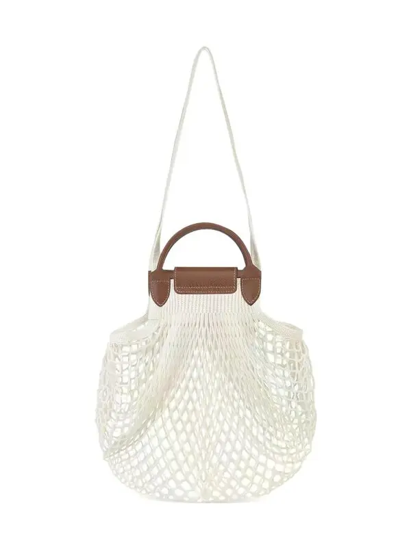 Longchamp Le Pliage Filet L Mesh Bag - Neutrals