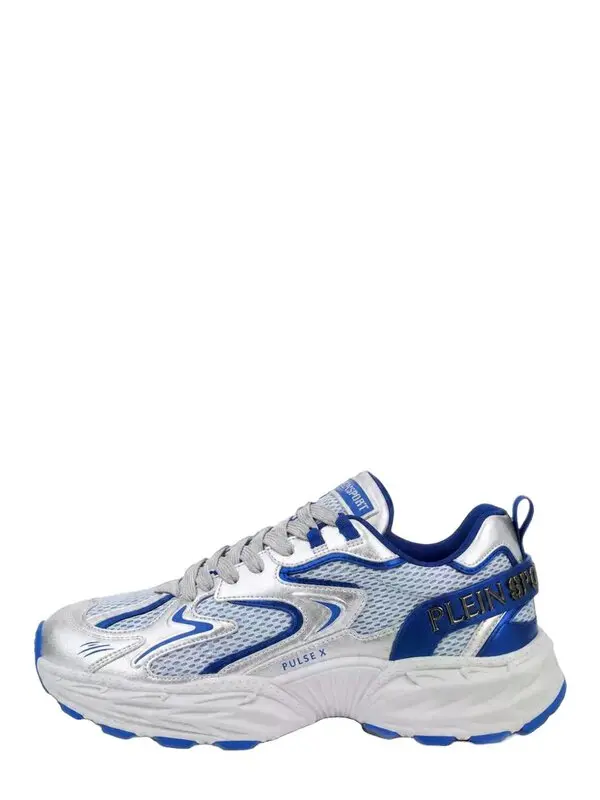 PLEIN SPORT The Pulse X Metallic Sneakers - Grey