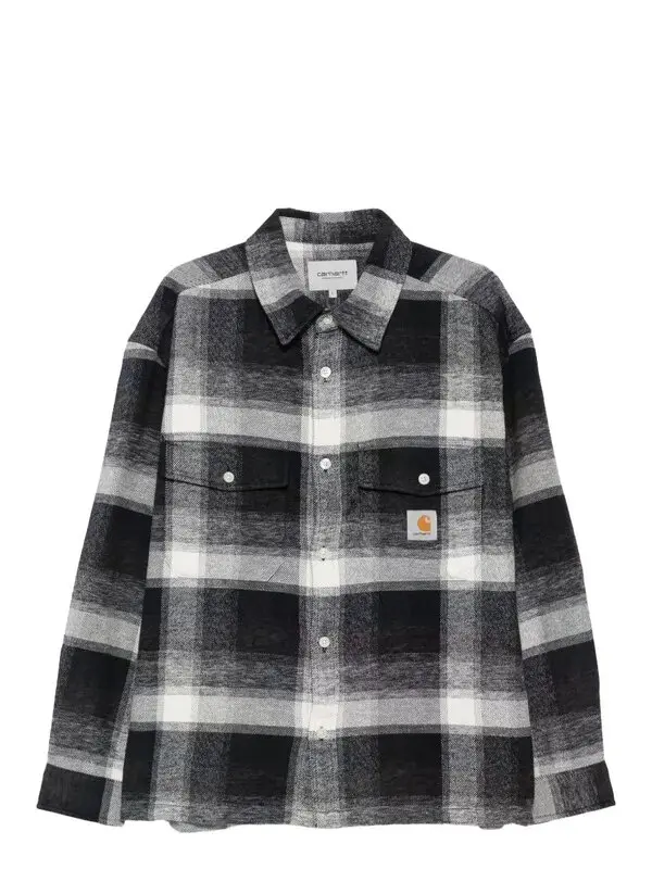 Carhartt Work In Progress Esterson Logo-patch Shirt - Blue