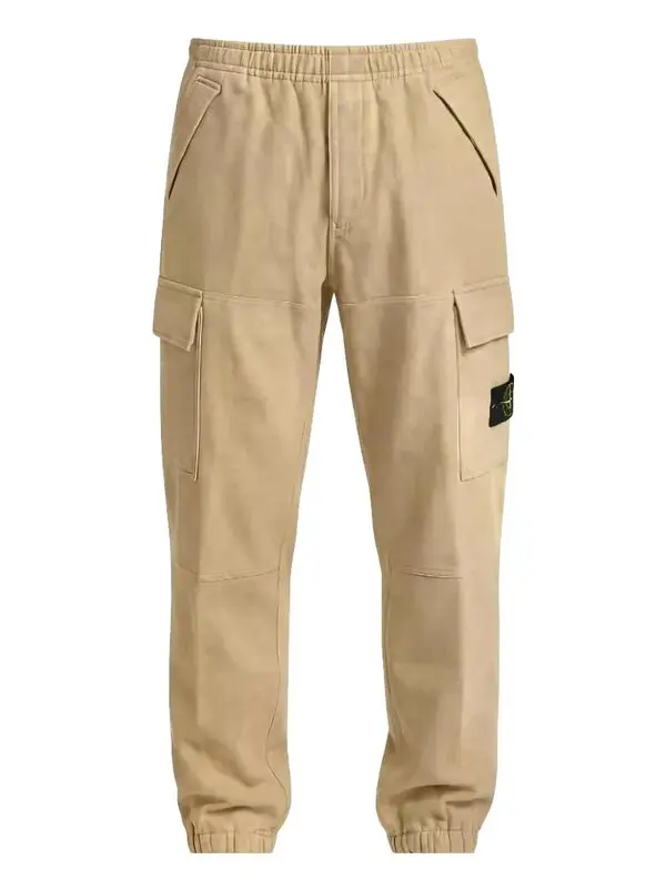 Stone Island Logo-patch Cargo Pants - Neutrals