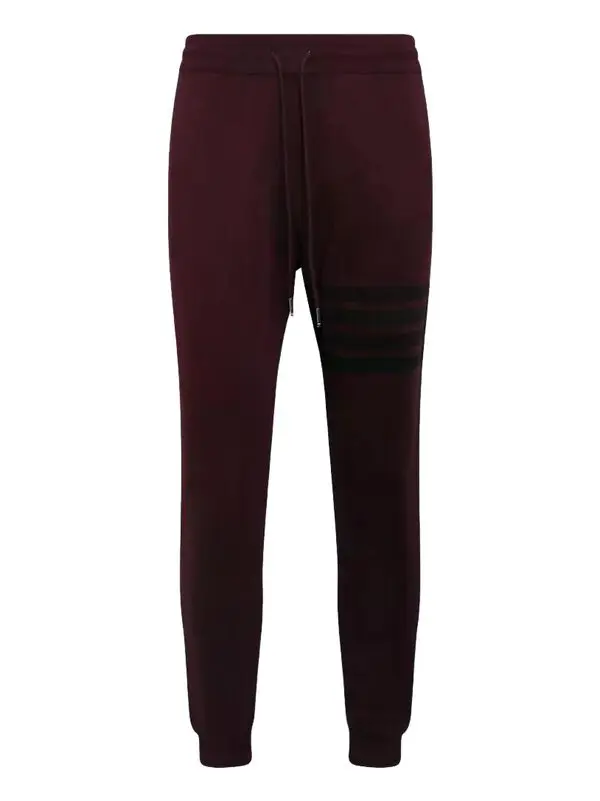Thom Browne 4-bar Stripe Track Pants - Red