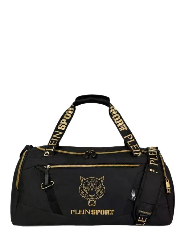 PLEIN SPORT Tiger-motif Duffle Bag - Black